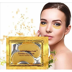 30 Pairs Under Eye Patches Gold Gel Crystal Collagen Under Eye Pads Anti Aging Dark Circle Under Eye Mask