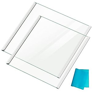 UPGRADED W11130202 Freezer Glass Shelf & W11130203 Freezer Shelf Replacement Compatible with Whirlpool Refrigerator Freezer Shelf Replacement,Fridge Tempered Glass Freezer Shelf,WRS571CIHZ Glass Shelf