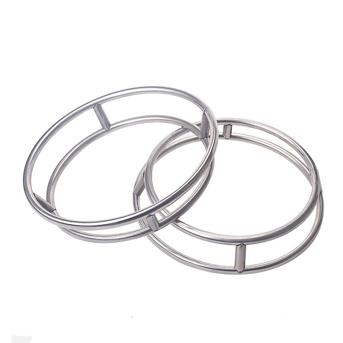 Wok Ring/Stainless Steel Wok Rack Insulated Pot Mats Cookware Ring/Wok accessories (Dimensions; height 5.5 cm/2.16 inches; bottom diameter 26 cm/10.2 inches; diameter28 cm/11 inches)