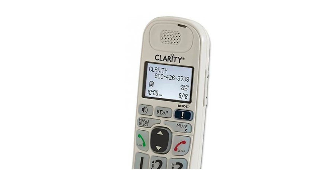 Clarity D714 Cordless Phone for Moderate Hearing Loss