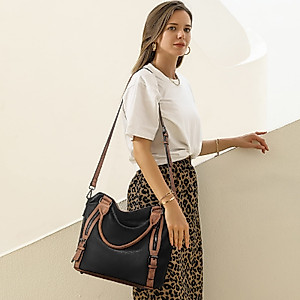 CLUCI Hobo Bags for Women Vegan Leather Handbags Large Ladies Purse Shoulder Bag