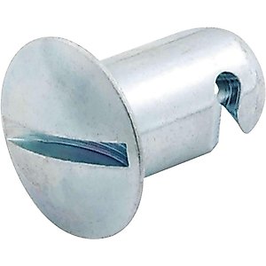 Allstar Performance ALL19280 0.400" Long Aluminum Quick Turn Oval Head Button, (Pack of 10)