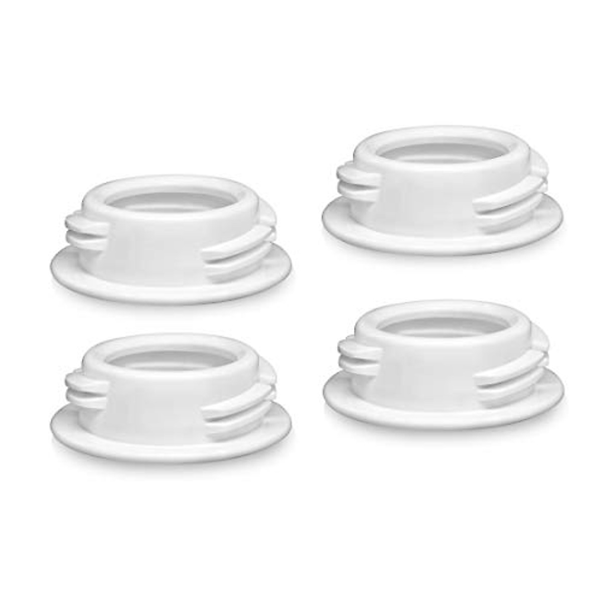 Maymom Baby Bottle Thread Changer or Bottle Converter; Compatible with Spectra S1 S2 Pumps Wide Mouth Flanges to use Medela Bottles, Ameda Bottles, Lifefactory Bottles, Dr. Brown Narrow Neck Bottles