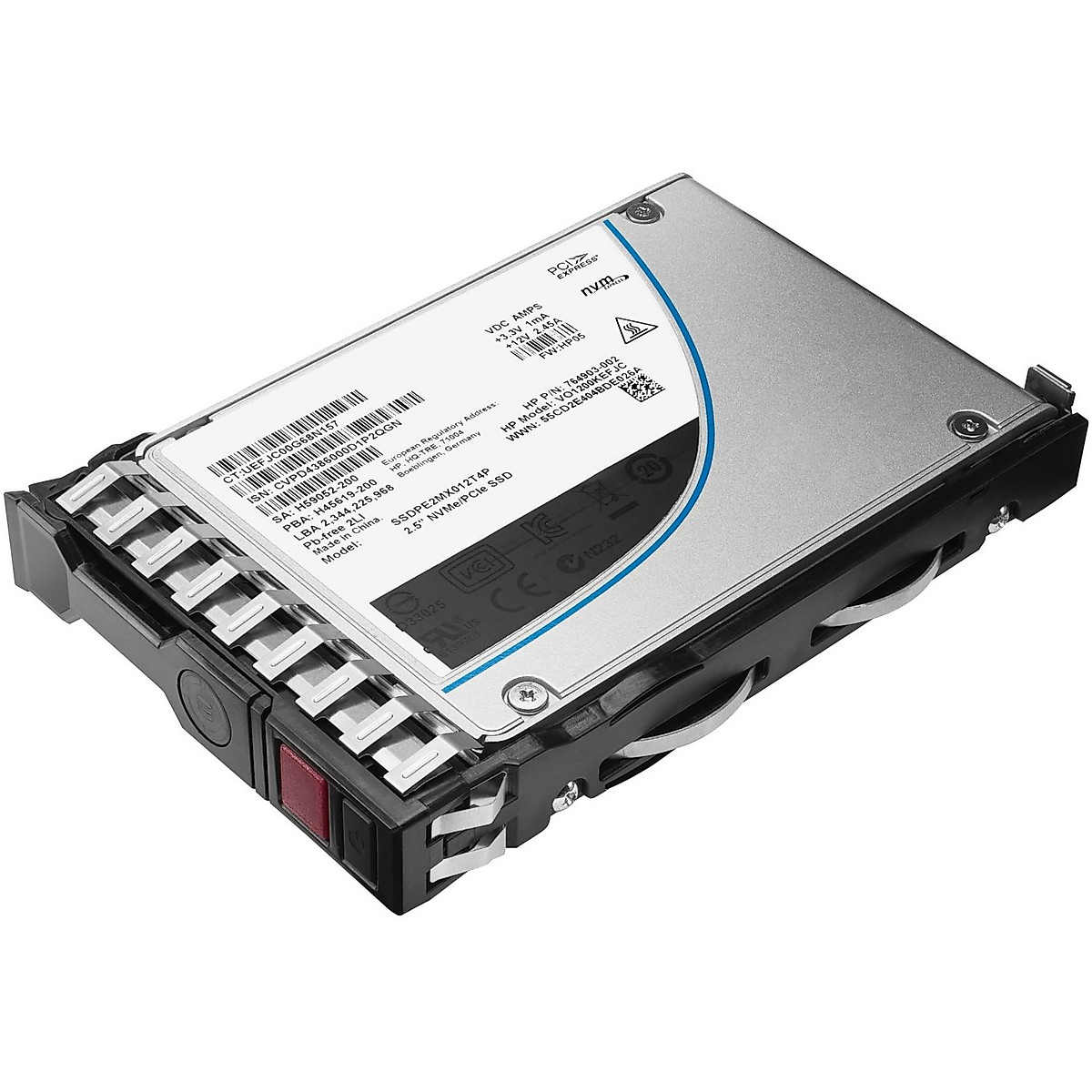 HEWLETT PACKARD 960GB 6G SATA Read Intensive-3 SFF 2.5-in SC Solid State Drive - 816909-B21