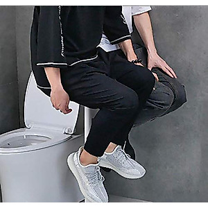 CRODY Folding Handicap Grab Bars Rails Toilet Handrails, Portable Grab Bars for Toilet,T-Swall Mount Nylon Grab Rails,Stainless Steel Towel Rack,Shower Safety Anti-Slip Handle Bathroom Handrails Frame