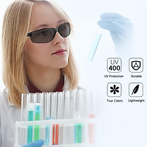 Salfboy Safety Glasses ANSI Z87.1 Scratch Resistant Glasses for Women Man Lab Goggles Eye Protection