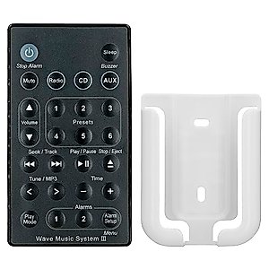 Replacement Remote Control for Bose Wave Music System, Remote Control Compatible with Bose Wave Sound Touch Music Radio System I II III IV, for The 1,2,3 and 4th gen