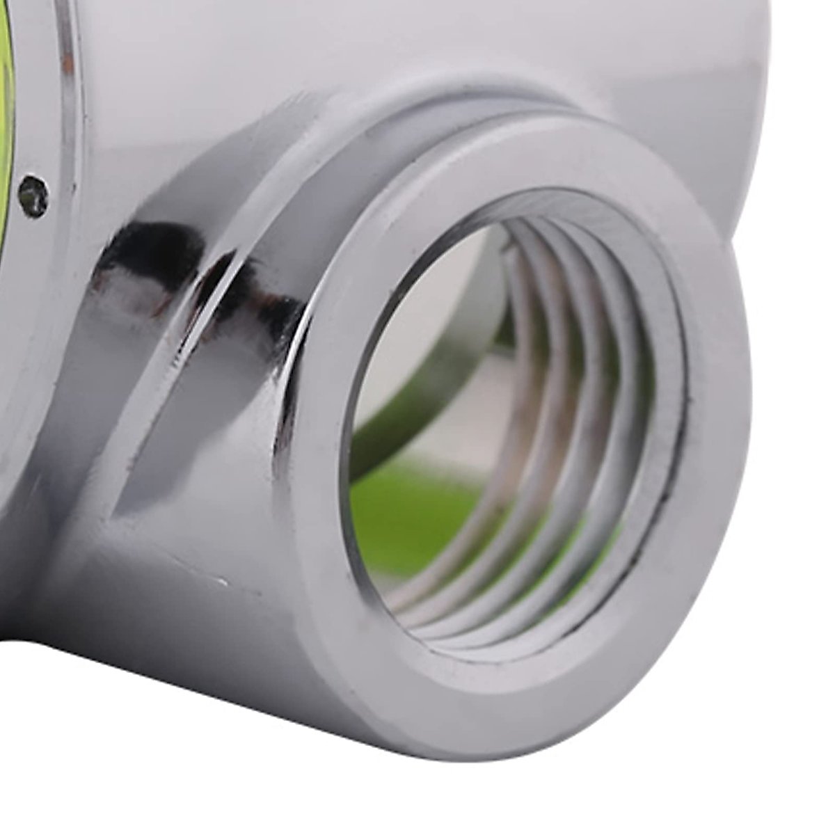 Oumefar Tungsten Alloy Standard Thread Computer Water Cooling Flow Indicator G1/4 Inch Visual Water Flow Indicator for Observing Water Flow Speed etc