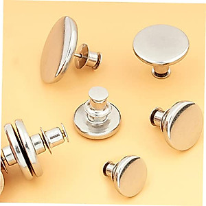 Garneck 15 Pairs Curtain Magnetic Snap Button Curtain Strap Buckle Curtain Magnets Buckle Curtain Magnetic Holdback Magnetic Ties Magnetic Curtains Tiebacks Chic Alloy Decorative Frame