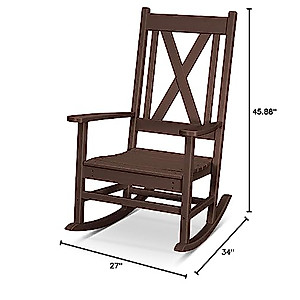 POLYWOOD® Braxton Rocker, Mahogany