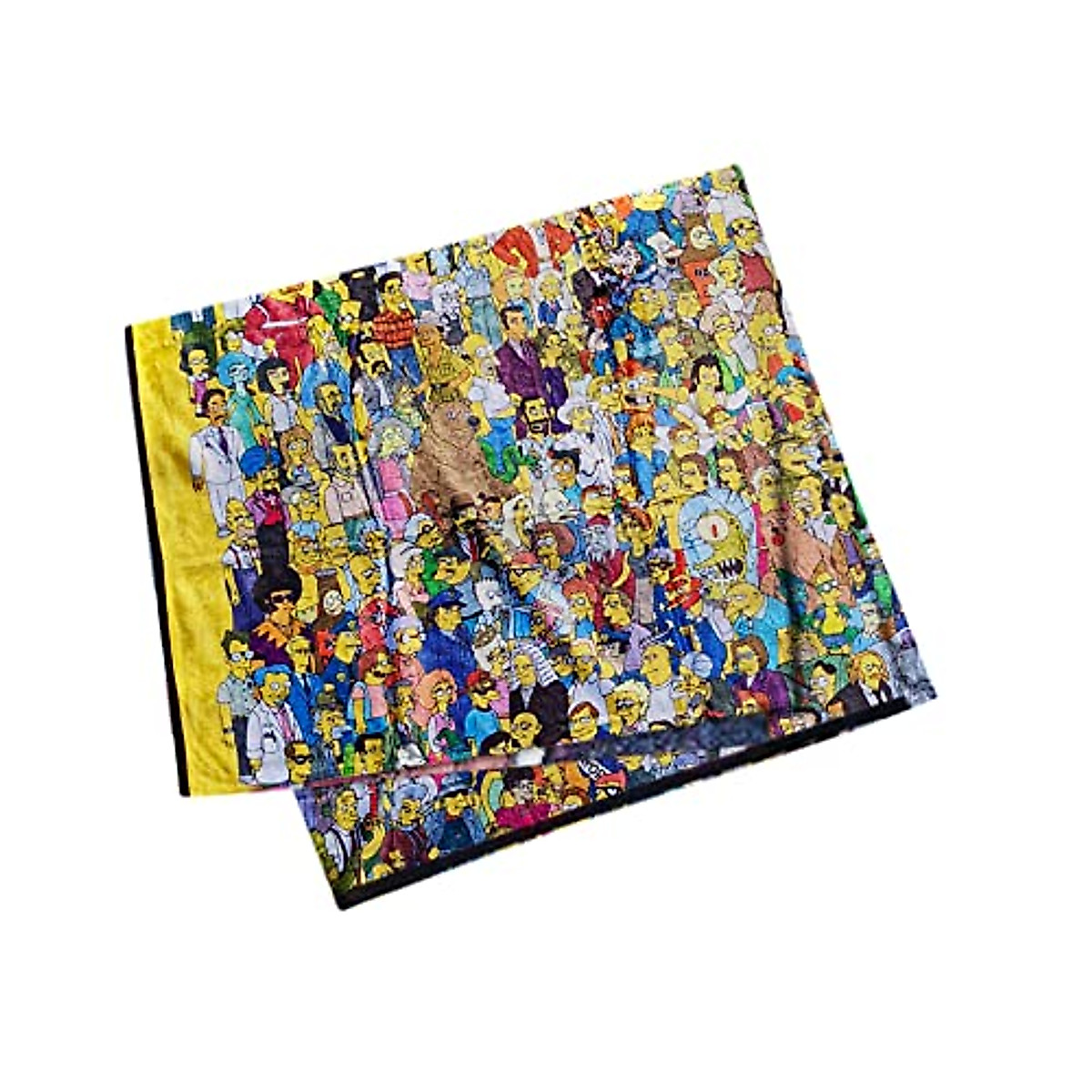 The Simpsons Fleece Throw Blanket, Multicolor, One Size