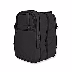 Duchamp Getaway Expandable Carry-On Backpack Suitcase (Black)