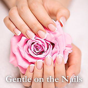 Karma Organic Nail Polish Remover with Rose Oil - Non Toxic, Vegan, Cruelty Free, Acetone free – Nails Strengthener for Fingernails – 4 fl. Oz