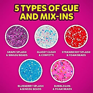 Elmer's PKG Gue Premade, Slime Kit, Includes Fun, Unique Add-Ins, Party Pack, 20 Count
