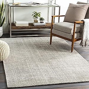 Mark&Day Area Rugs, 8x10 Giles Modern Medium Gray Area Rug, Grey Cream Carpet for Living Room, Bedroom or Kitchen (8' x 10')