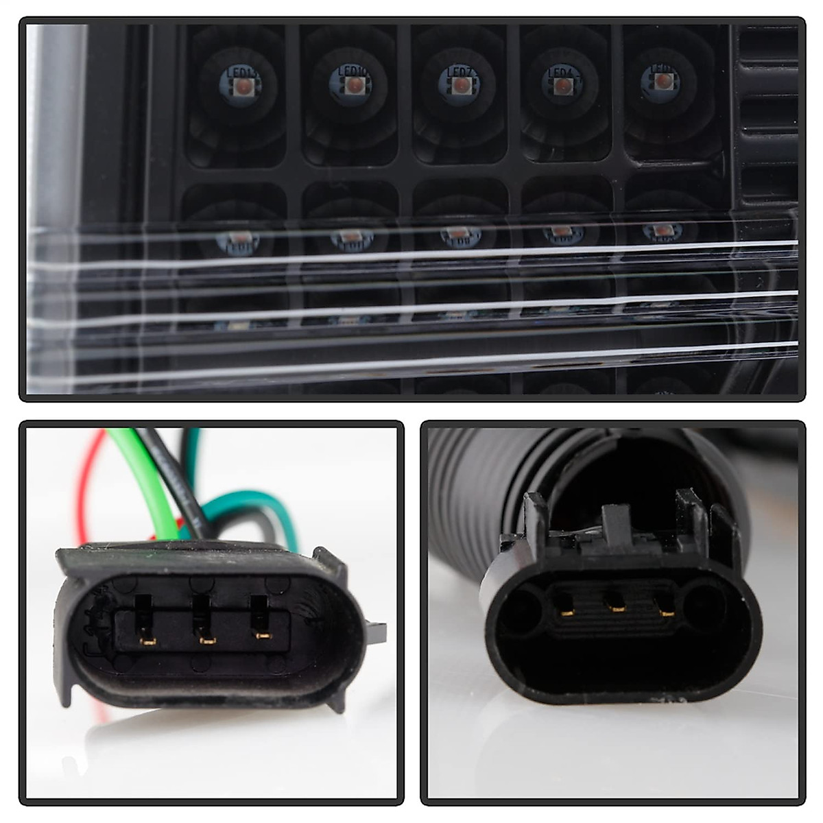 Spyder Apex - Projector Headlight (PRO-YD-FF15013AP-SEQ-BK)