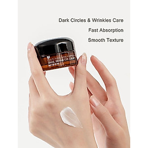MIZON Snail Line Snail Repair Eye Cream, natural treatment, wrinkle treatment, fine line, hydrating, healthy skin, Korean skincare (0.84 oz)