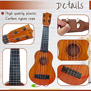 Kids Toy Ukulele Guitar,17 Inch Classical Guitar Musical Toy,4 Strings Guitar Ukulele Educational Learning Toy for Toddlers and Preschoolers