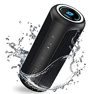 Ortizan Portable Bluetooth Speaker, 40W Loud Stereo Sound, IPX7 Waterproof Bluetooth Speakers with Bluetooth 5.0, Dual Pairing, 15H Playtime, Power Bank Function for Party