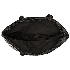 RainierSun Women's Sorrento Purse, Black/White, One Size