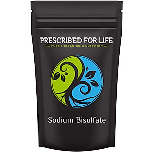 Prescribed for Life Sodium Bisulfate Powder | Natural Household Cleaner | pH Reducer for Pool and Spa | Pool pH Decreaser for Soil and Water | Sodium Hydrogen Sulfate, 4 oz (113 g)