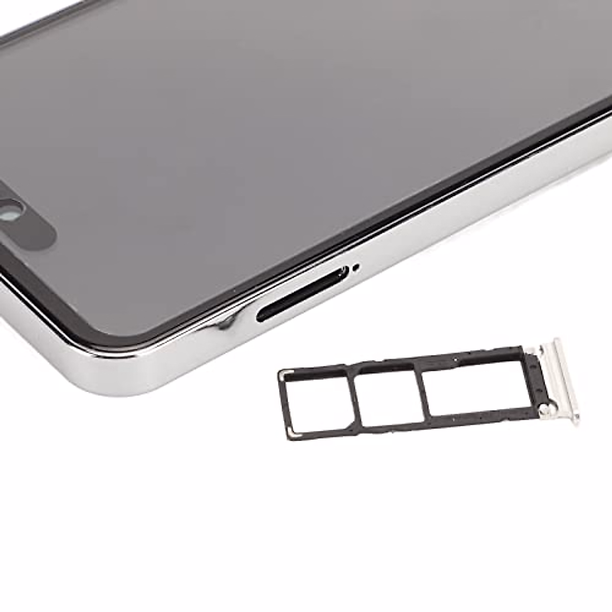 Mobile Phone, 100V to 240V Dual Card Dual Standby Face Unlock Smartphone with Lithium Battery 4000mAh for Playing Games (White)