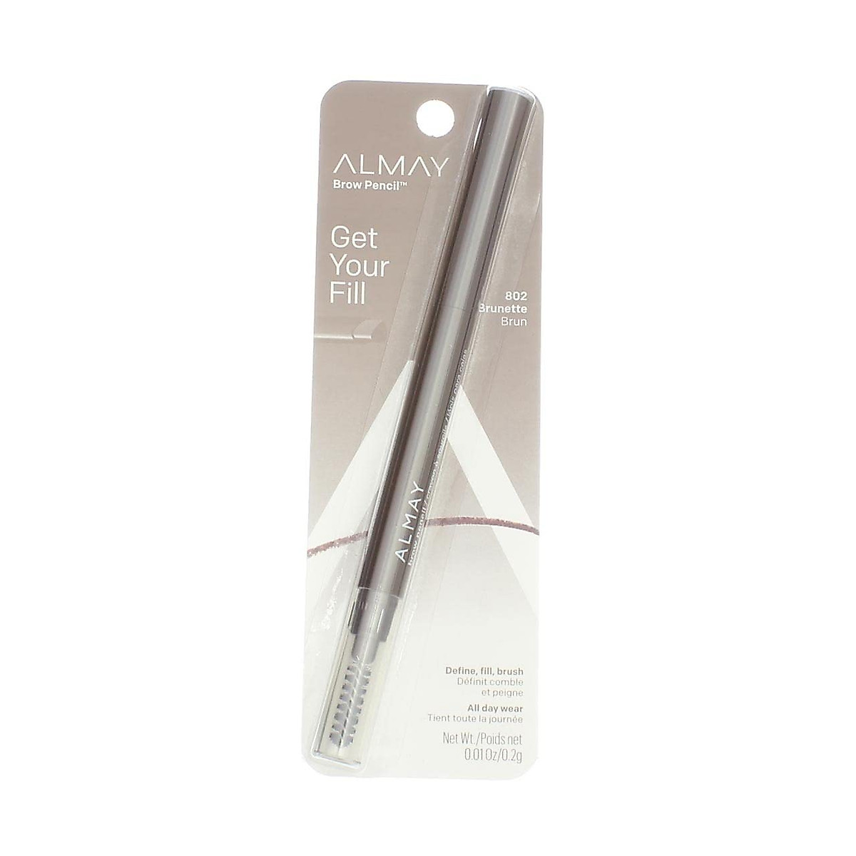 Alm Brow Pencil 02 Brunet Size .10 O Almay Brow Pencil 02 Brunette 0.10oz