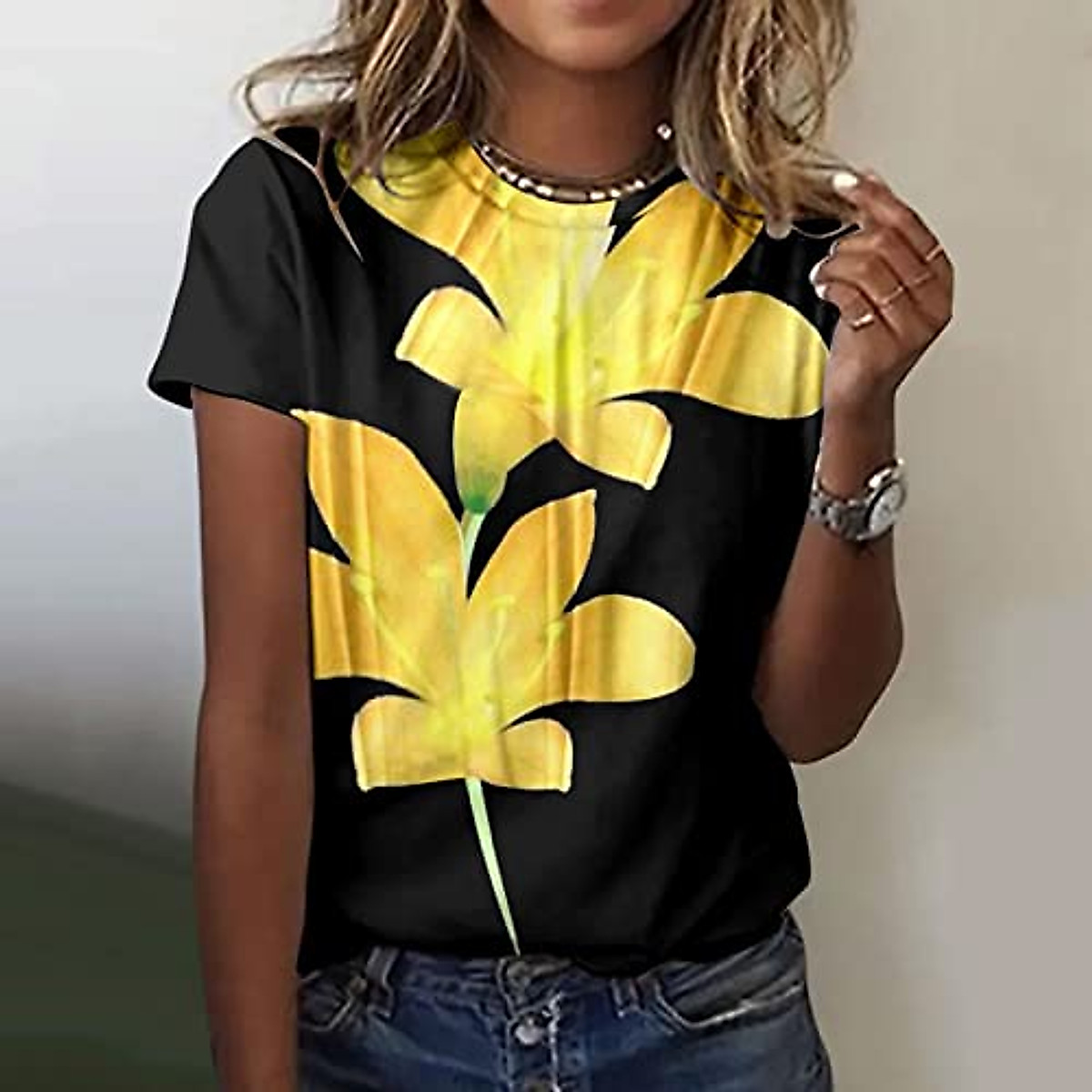 Blouse red Kimonos Womens Tops Vests Flannels for Women Women's lace up Front v Neck Long Sleeve Knit Pullover Womens Tops with Bell Sleeves XXL Womens Tops Womens sweatera