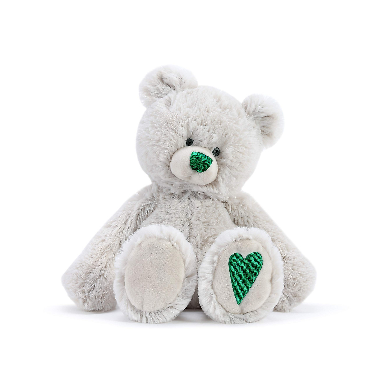 DEMDACO Dreamer Green Emerald Color Heart May Birthstone 8.5 inch Children's Plush Stuffed Animal Toy