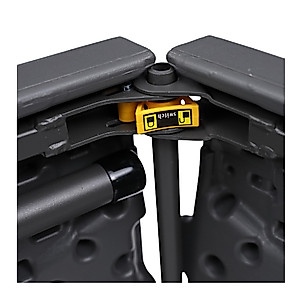 Iceberg IndestrucTable Too Bi-Fold Folding Table, Indoor/Outdoor, Commercial Grade, Charcoal, 60” W x 30” D x 29” H