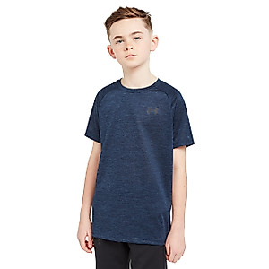 Under Armour Boys Tech 2.0 Short-Sleeve T-Shirt , Academy Blue (408)/Academy Blue , X-Large