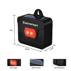 Lycoming Predator Control Light Coyote Deterrent 2 Pack and Univerayo Solar Predator Lights for Yard Chickens Coop Raccoon Fox Skunk Deer Repellent 4 Pack Bundle