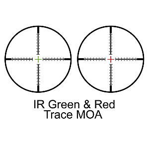 Barska AC13348 4-16x50 First Focal Plane MOA Series Rifle Scope Illuminated Trace MOA Reticle, Black, One Size