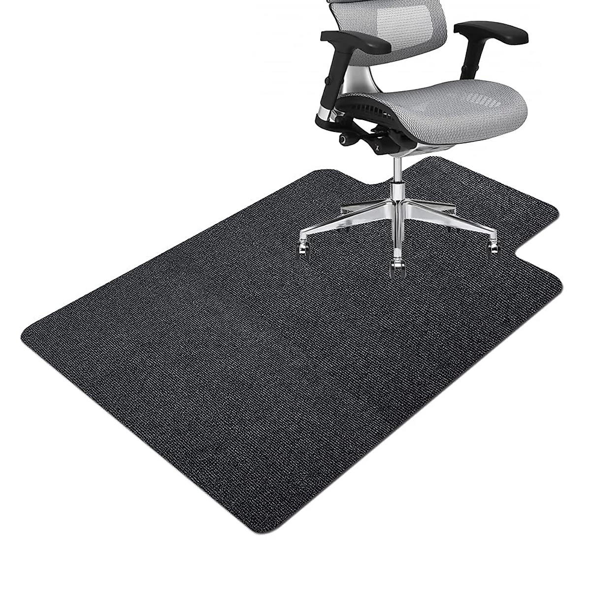 Chair Mat for Hardwood & Tile Floors,Office Computer Desk Mat Rolling Chair Mats,Low Plush Carpet Cushion,47" 36" Non-Slip Rugs Protect Home Offices Floors