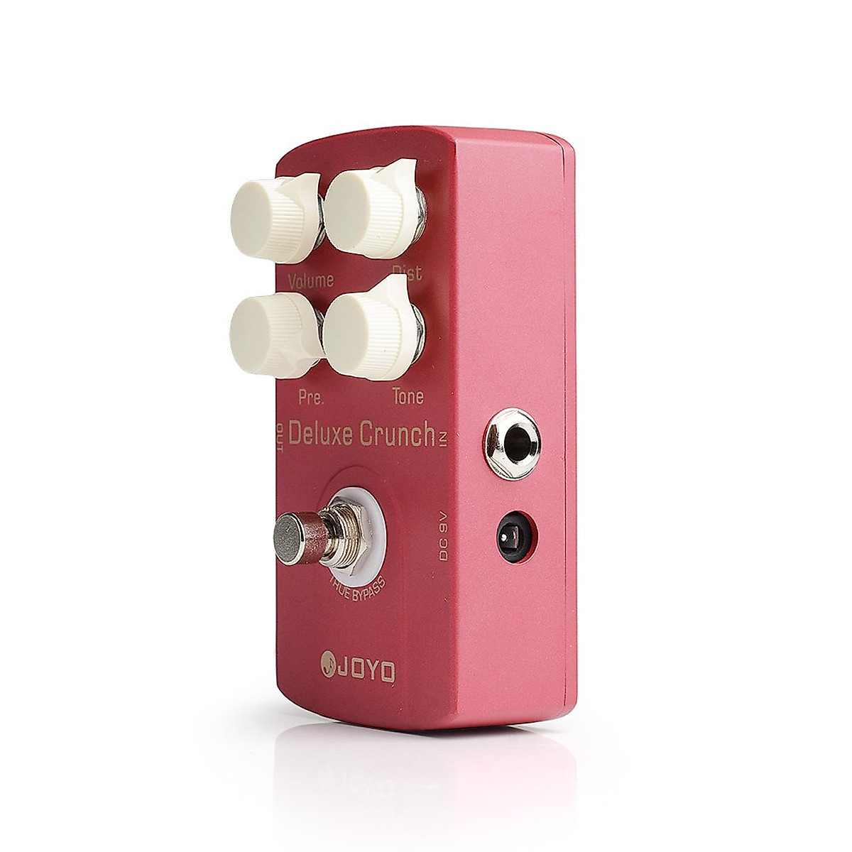 JOYO JF-39 Deluxe Crunch Distortion Guitar Effect Pedal - True Bypass, DC 9V and Battery Supported