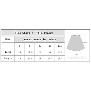 Women's Elastic Waist Plaid Pleated Skirt Tartan Skater School Uniform Mini Skirts (Series 18, L)