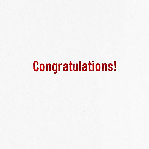 Hallmark Studio Ink Baby Congratulations Card (Made a Human)