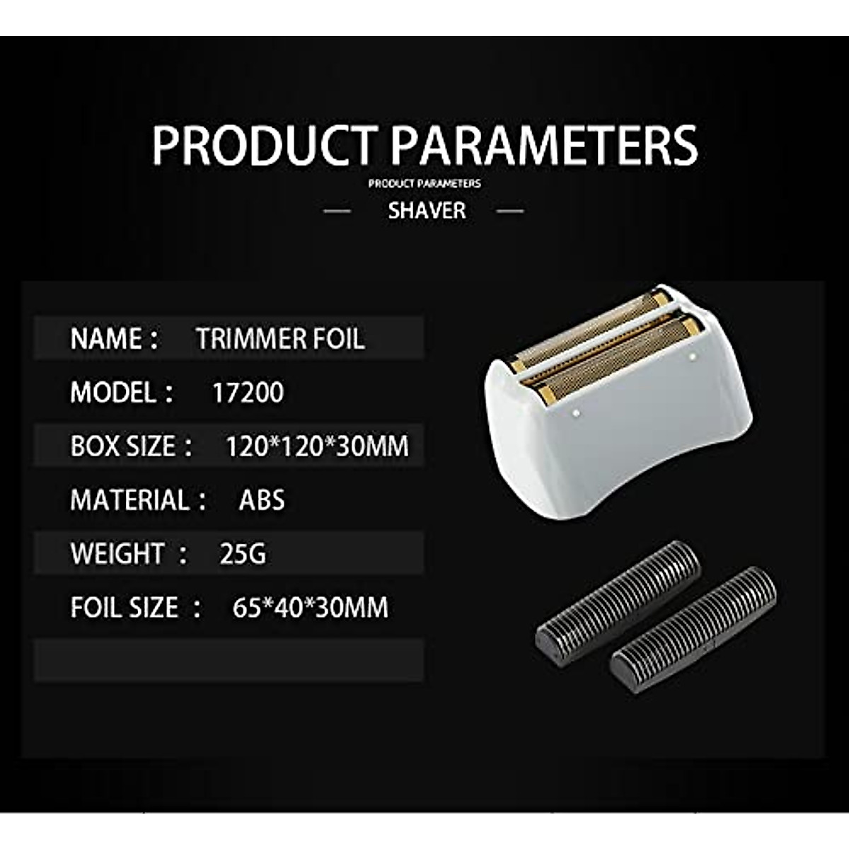 Shaver Replacement Foil and Cutters Compatible for andis Shaver foil Replacement Golden