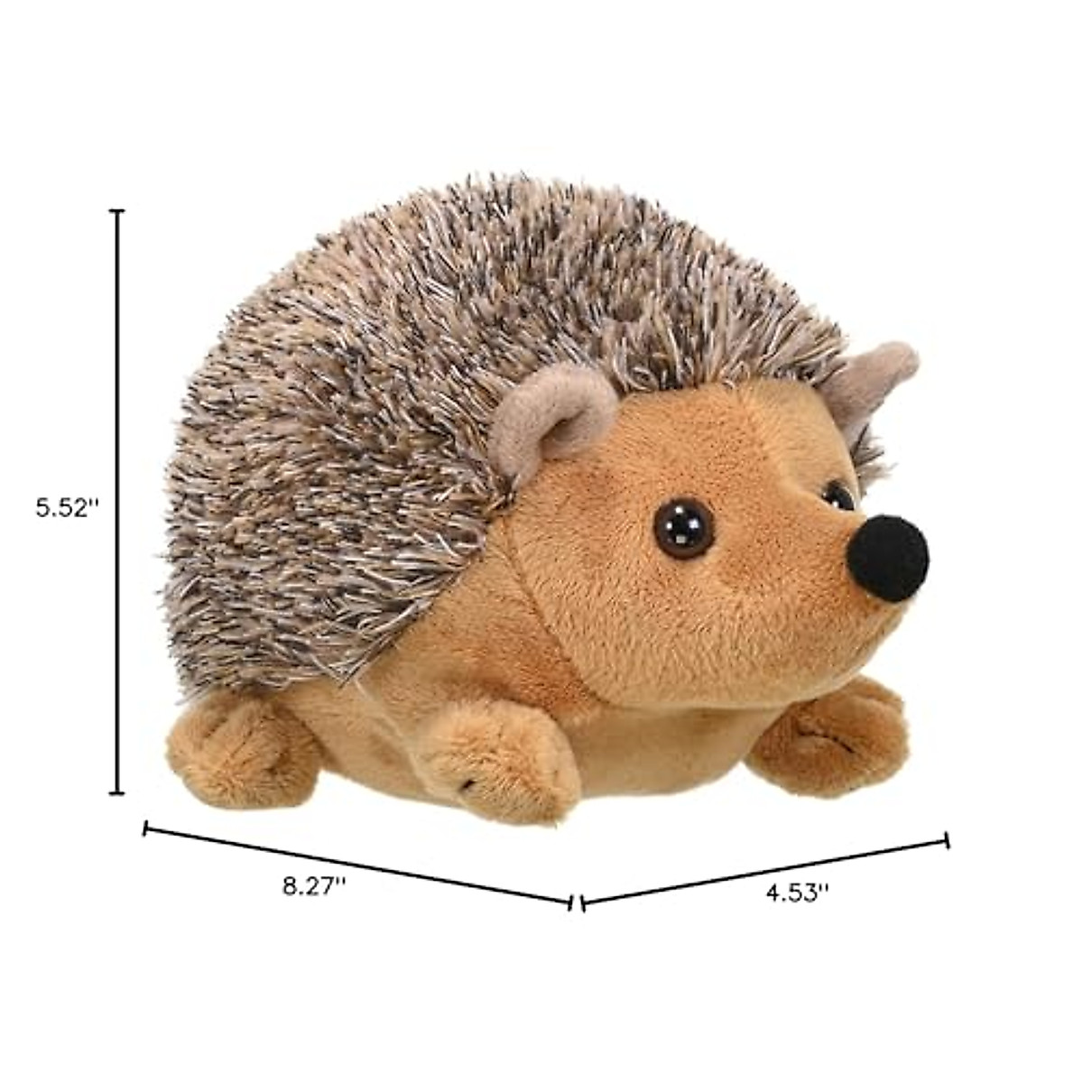 Wild Republic Hedgehog Plush, Stuffed Animal, Plush Toy, Gifts for Kids, Cuddlekins, 8", Multi (13430)