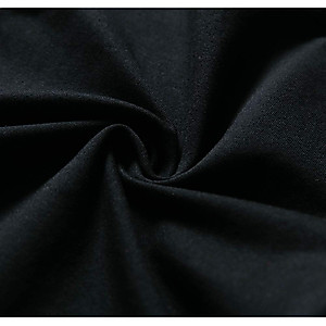 Y·J Back home Black Ruffle Onesie,Baby Girls Flutter Long Sleeve Onesie Organic Cotton Onepiece Boydsuit Shirt Solid Blank Outfit, 9-12 Months