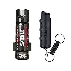 SABRE 3-IN-1 Pepper Spray Home & Away Protection Kit — Combined Power of Protective Spray Units for In Home and Out