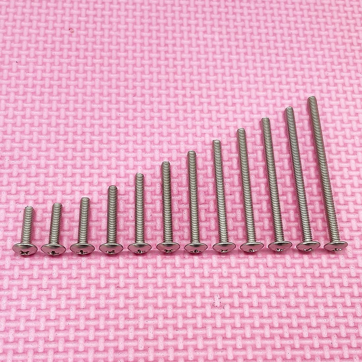 Adiyer 40-Pack Metric M4 x 30mm Machine Screws for Cabinet Drawer Knob Pull Handle, 304 Stainless Steel, Truss Head Bolts, Phillips Drive