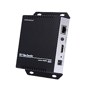 UNISHEEN H.264 Live HDMI Video Encoder Supports RTSP, RTP, RTMP, HTTP, UDP, SRT for IPTV, Live Stream Broadcast Supports (BM3100H)