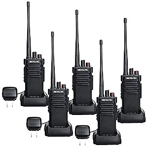 Retevis RT29 New Version,High Power Walkie Talkies Long Range,IP67 Waterproof,3200mAh,Emergency Alarm,Durability,Military Grade Two Way Radio (5 Pack)