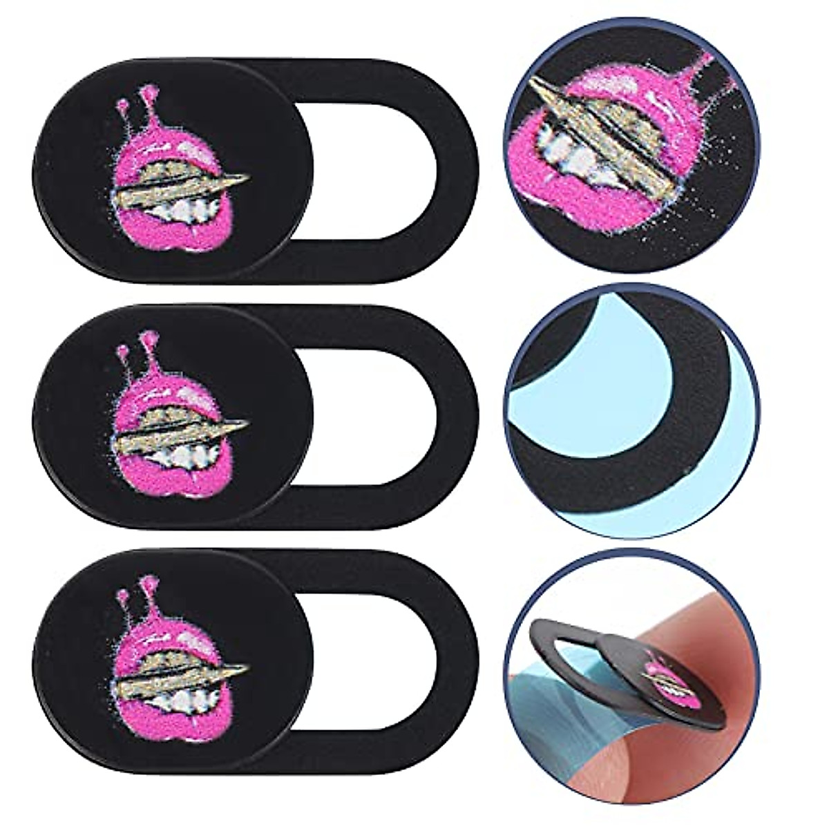 OSALADI Computer Camera Computer Camera Computer Camera 3Pcs Webcam Covers Laptop Tablet Mobile Phone Camera Covers Privacy Covers Professional Camera Professional Camera Professional Camera