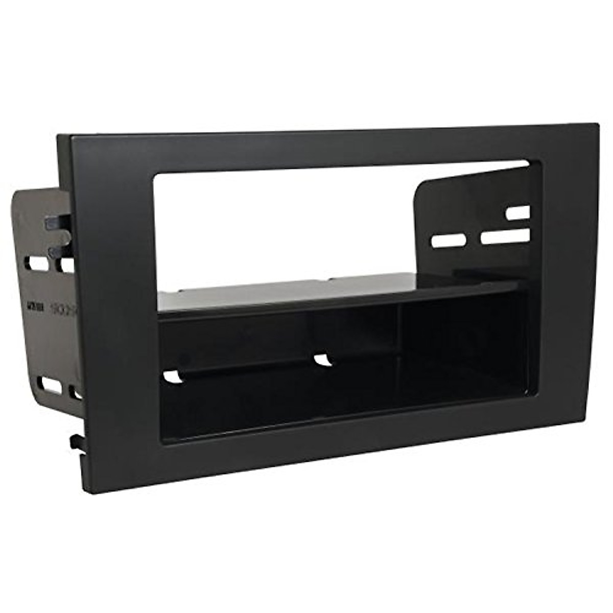 Scosche AU2391B Compatible with 2002-08 Audi A4 ISO Double DIN & DIN+Pocket Dash Kit Black
