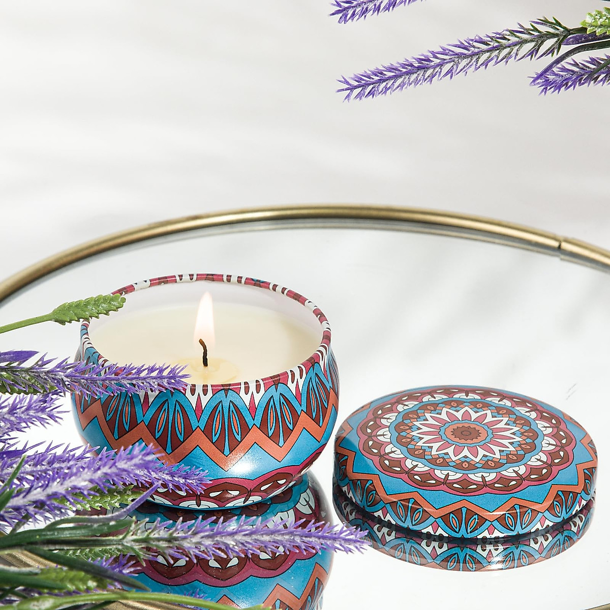 16 Pack Scented Candles Gifts Set for Women, Aromatherapy Candles for Home Scented, 40 OZ 320 Hour Long Lasting Lavender Candle, Soy Scented Candles are Suitable as Gifts for Family and Friends