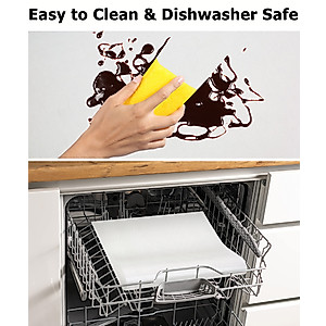 MMmat Silicone Baking Mat Roll - Best German Silicone - Non-slip Silicone Pastry Mat, Non-Stick Reusable Air Fryer Linner, Counter Mat, Oven Liner, Freeze Dryer Mat - 12IN x 8FT