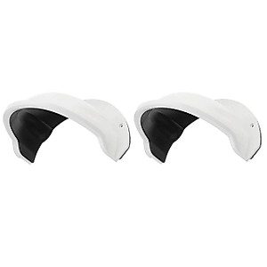 SDS DS-1250ZJ Universal Sun Rain Shade Camera Cover Shield for Outdoor Camera (2 Pack, White)