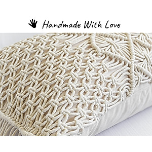 BlissBlush Cream Beige Lumbar Pillow Cover 14x36, Farmhouse Body Lumbar Pillow Cover, Couch Bed Lumbar Throw Pillow Cover, Decorative Pillow for Bed(1 Piece, Cover Only, 14x36 inch)